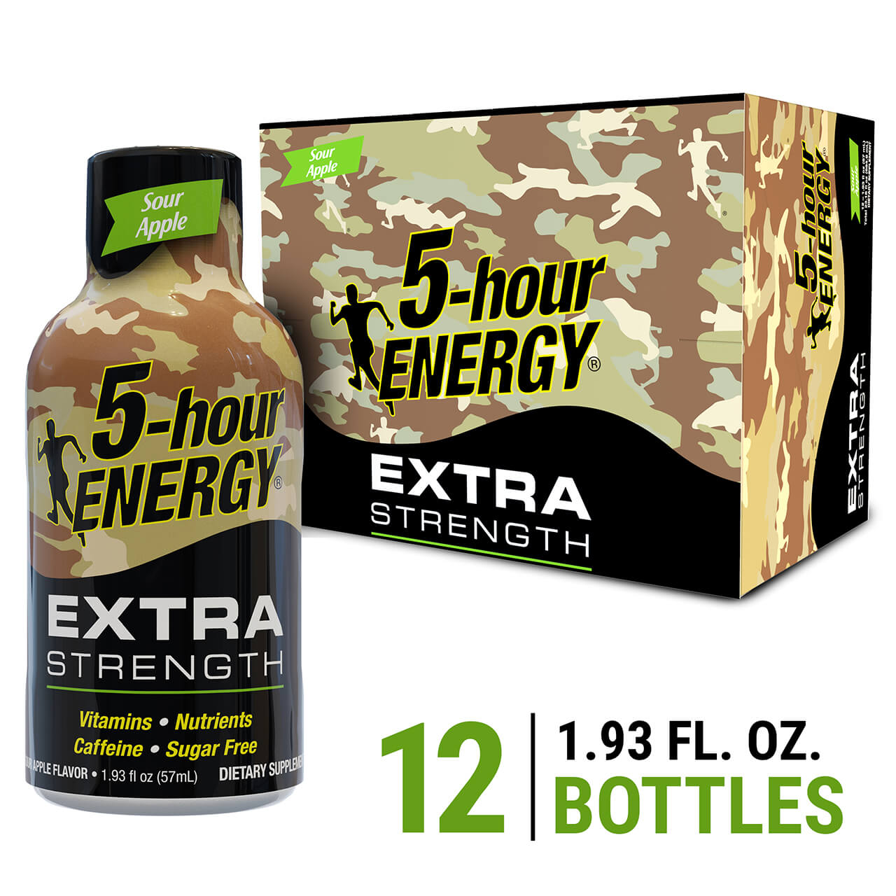 5 Hour Extra Strength Energy Shots- Sour Apple (12 per pack) | Item no ...